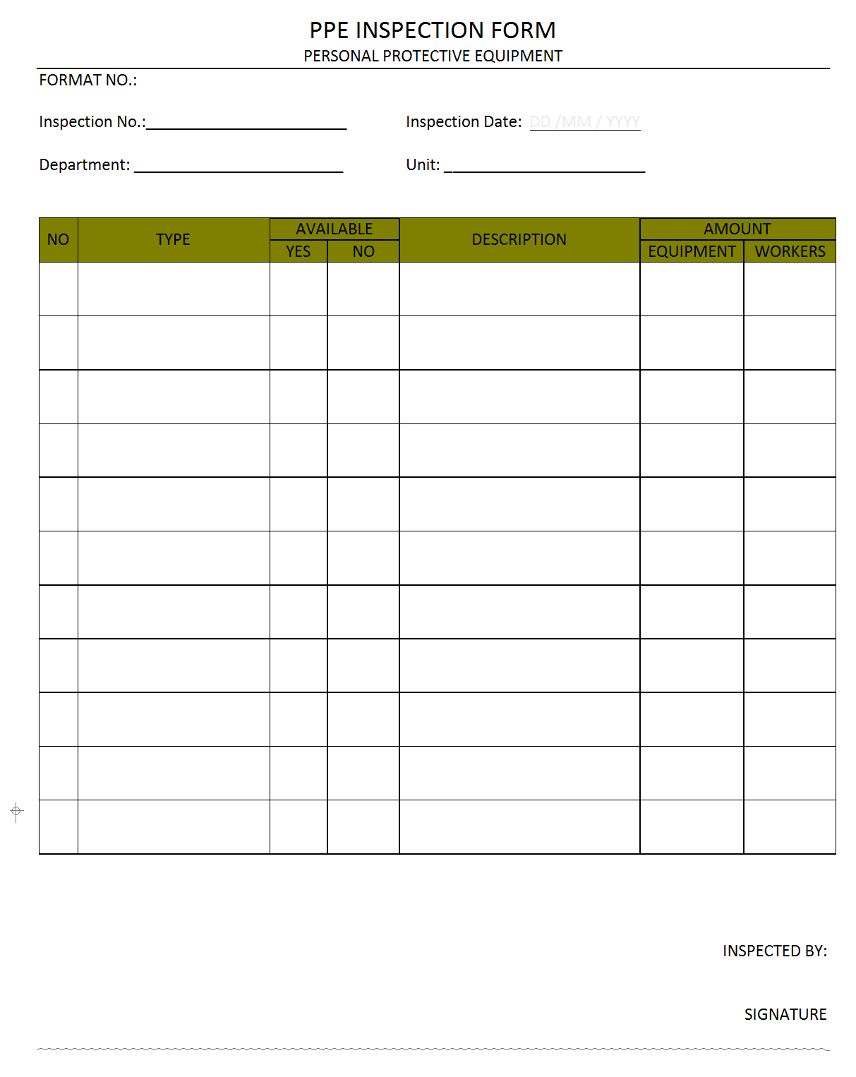 Ppe Inspection Checklist Template Excel Form Fill Out - vrogue.co Ppe Inspection Checklist Template Excel Form Fill Out - vrogue.co