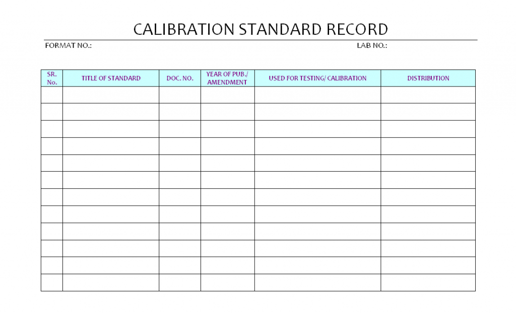 Scale Calibration Record Sheet - Bank2home.com Scale Calibration Record Sheet - Bank2home.com