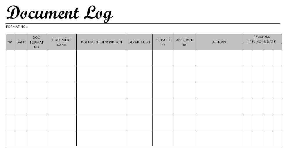 Document Log