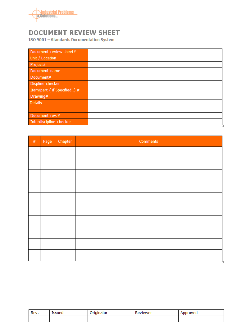 Iso 9001 Document Control Procedure Template - Free Documents Iso 9001 Document Control Procedure Template - Free Documents