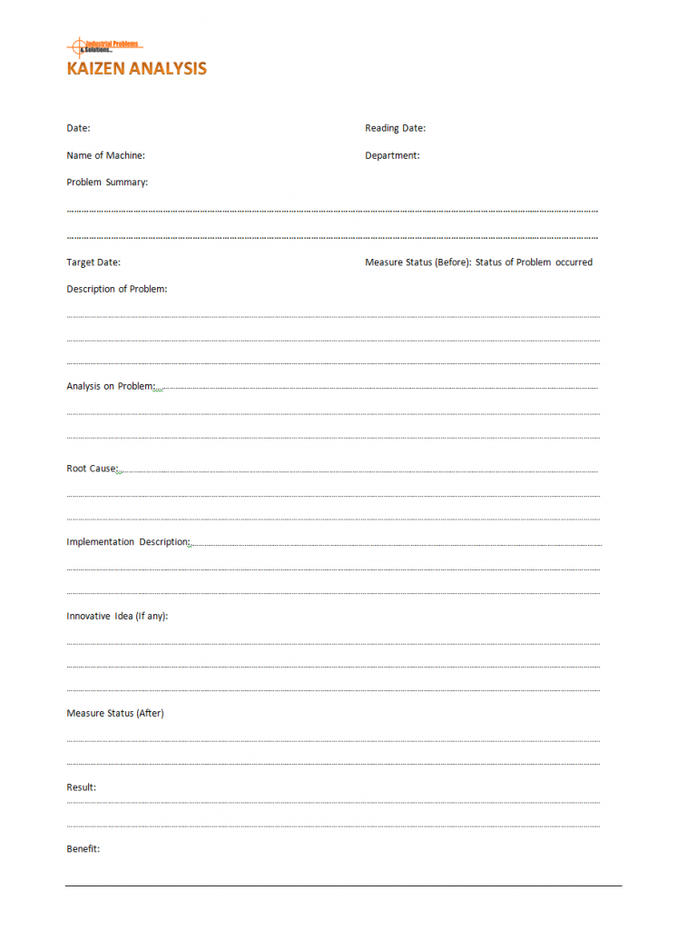Basic Analysis of Kaizen – Steps of Basic Analysis Basic Analysis of Kaizen – Steps of Basic Analysis
