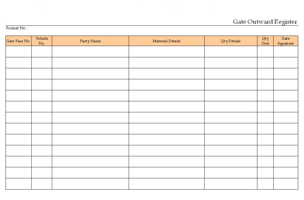 Gate outward Register