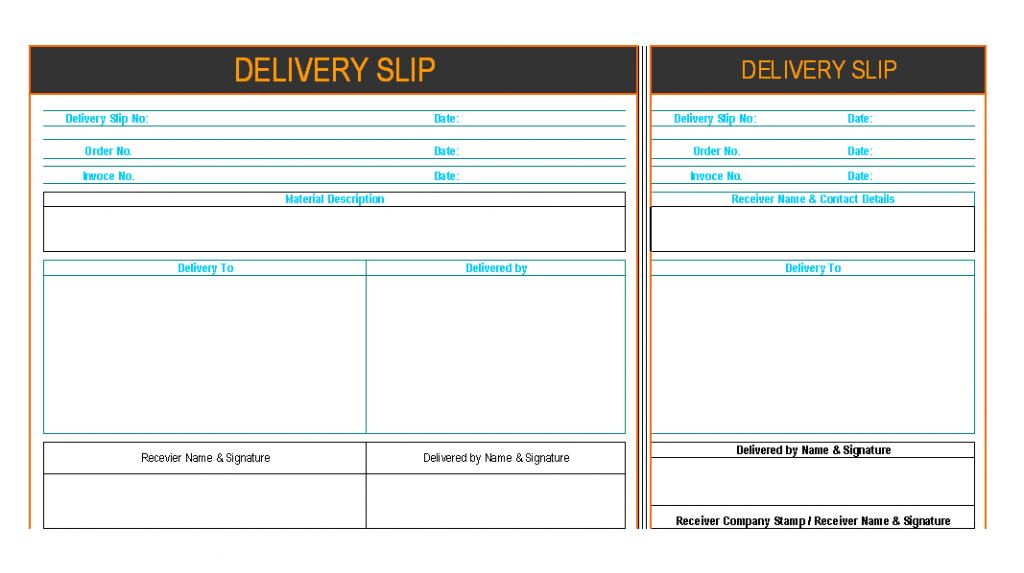 Delivery Slip